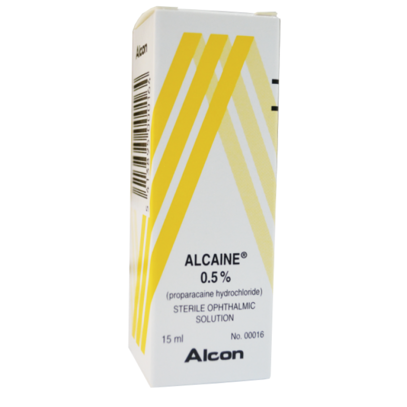 ALCAINE Proxymetacaine Hydrochloride 0.5% (5mg / mL) Sterile Ophthalmic ...